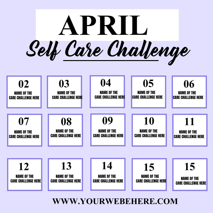 Copy of April challenge | PosterMyWall