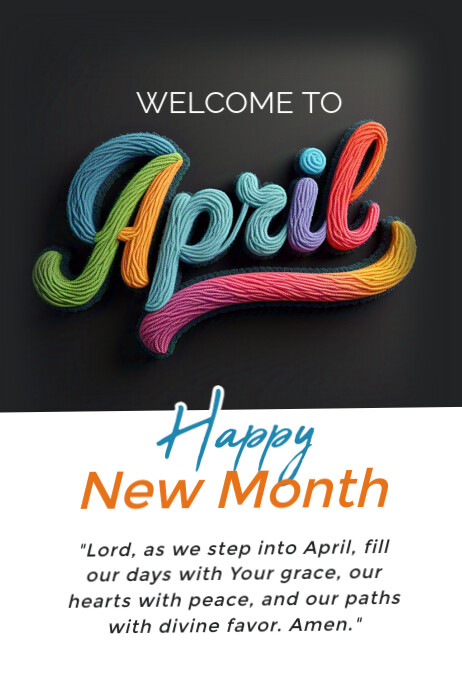 April Template | PosterMyWall
