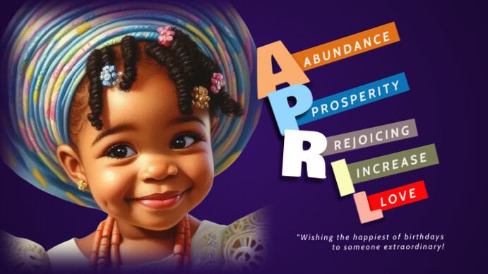 APRIL Template | PosterMyWall