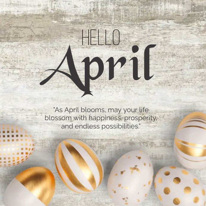 April Template | PosterMyWall