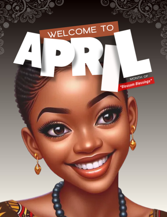 APRIL Templat | PosterMyWall