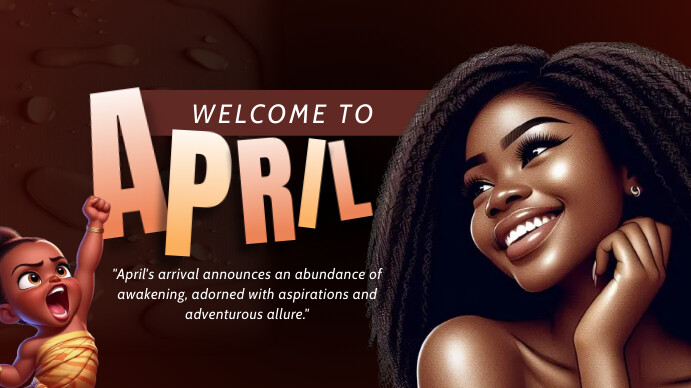 APRIL Template | PosterMyWall