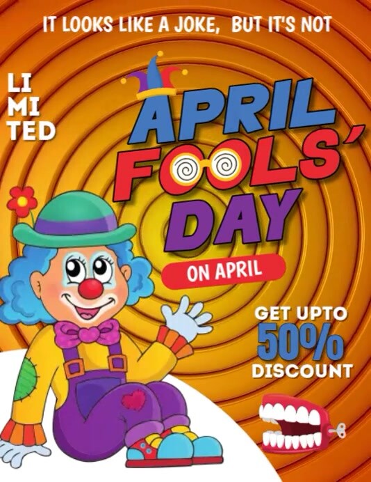 Copy of April Fool's Day Ads | PosterMyWall