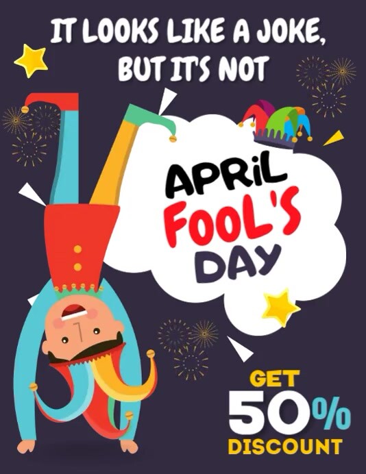 Plantilla de April Fool's Day Ads | PosterMyWall