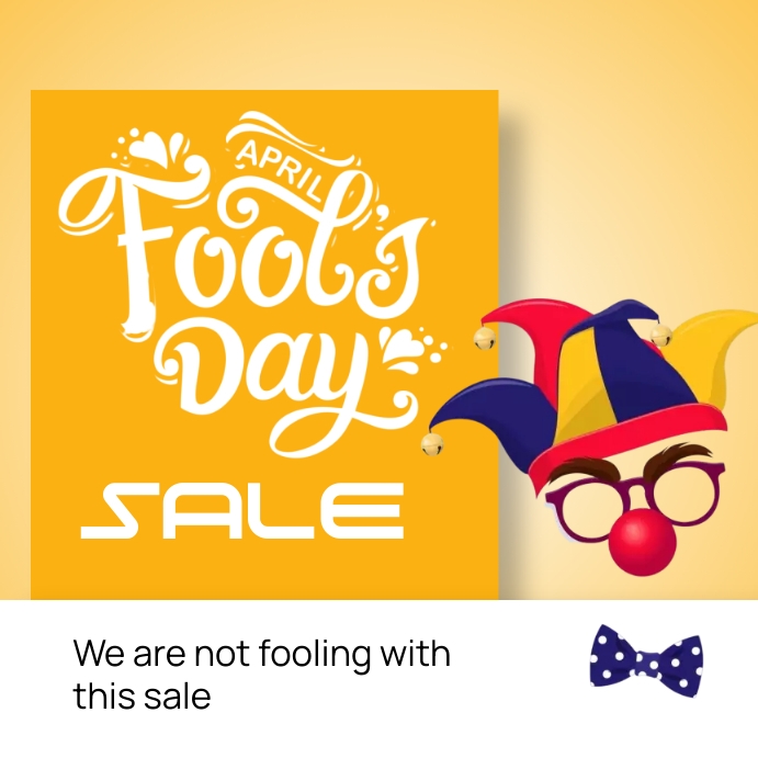 April Fool's Day Template | PosterMyWall