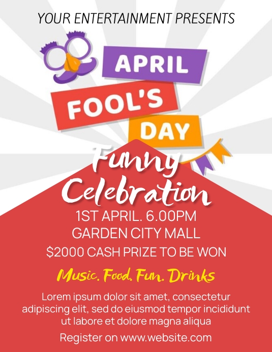 April Fool's Day Template | PosterMyWall