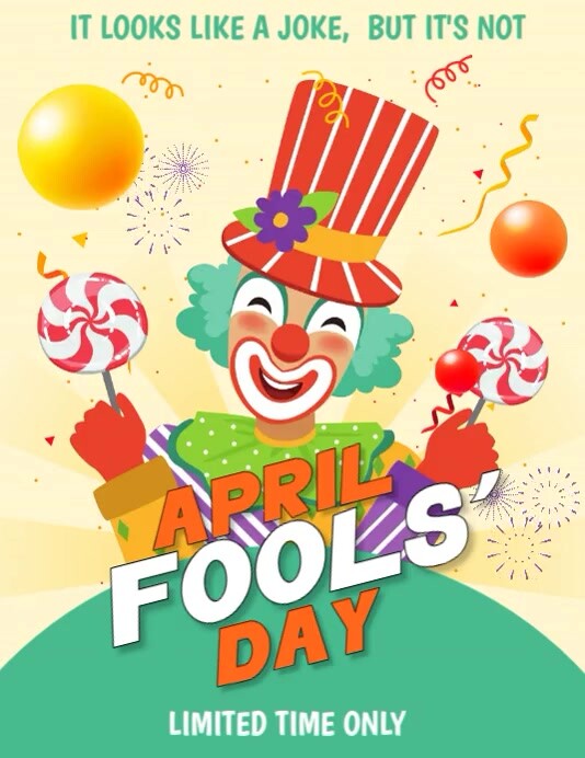 April Fool's Day Event Template | PosterMyWall