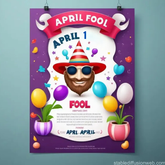 April fool's Day flyer Template | PosterMyWall
