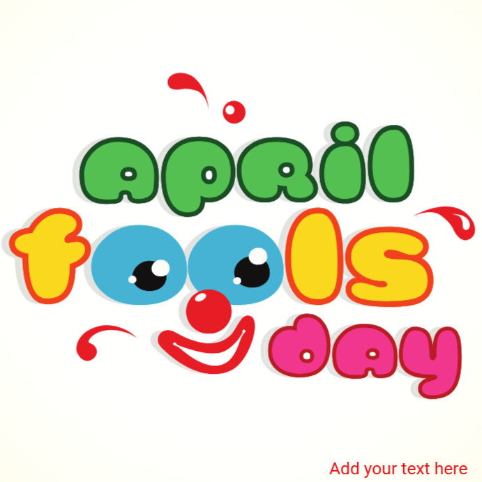 April fool's day Instagram post template | PosterMyWall