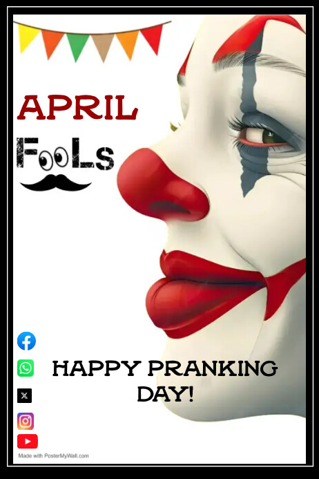 Copy of April Fool's Day Post | PosterMyWall
