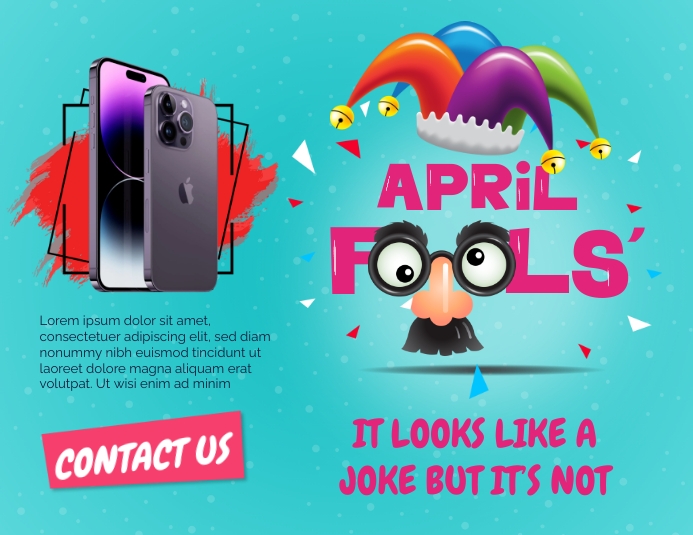 April Fool's Day Poster Template | PosterMyWall