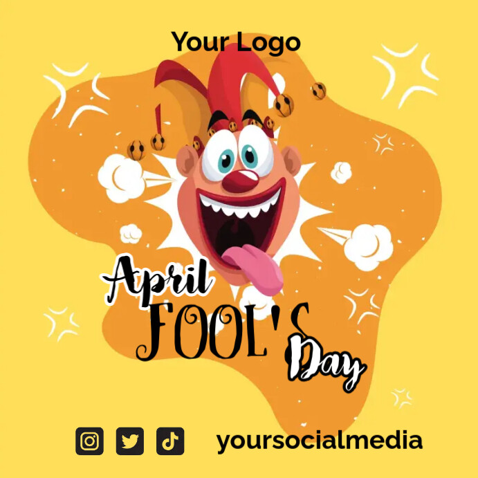 April Fool's Day social media post Template | PosterMyWall