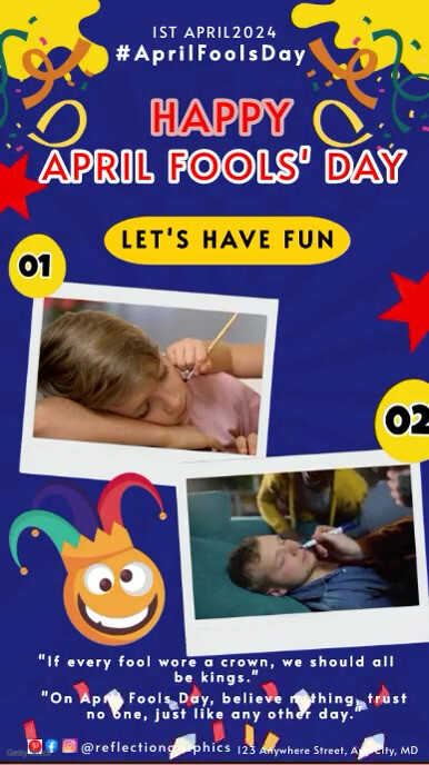 April Fool's Day Template | PosterMyWall