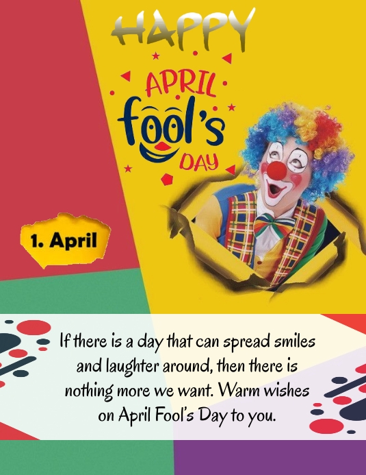 April Fool's Day Template | PosterMyWall