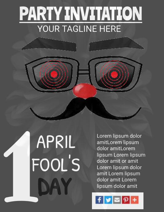 April fool's party Template | PosterMyWall