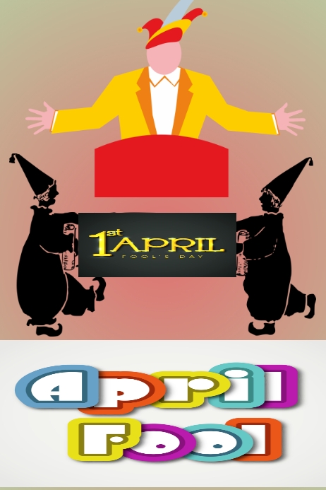 April fool day Template | PosterMyWall