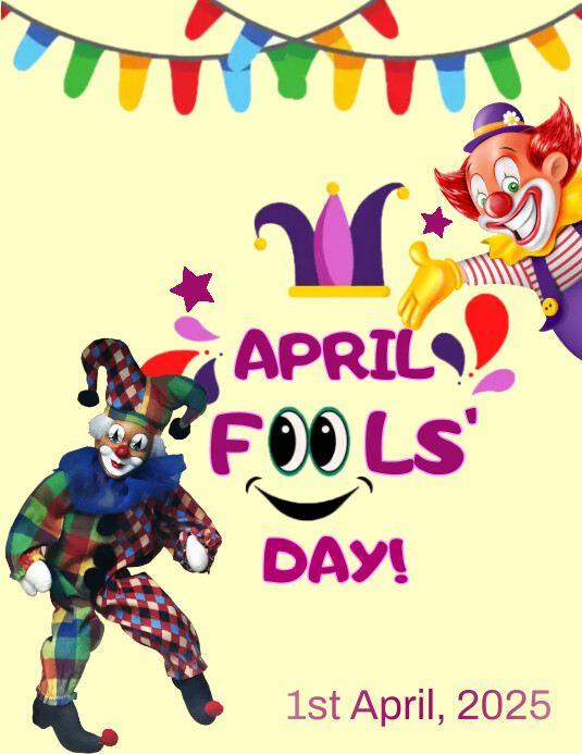 April Fools' Day Flyer template | PosterMyWall