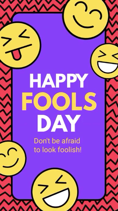 April Fools' Day Instagram story Template | PosterMyWall