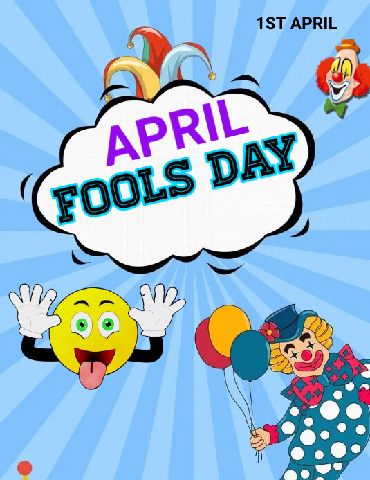 Copy of April fools Day, fools Day, hello April | PosterMyWall