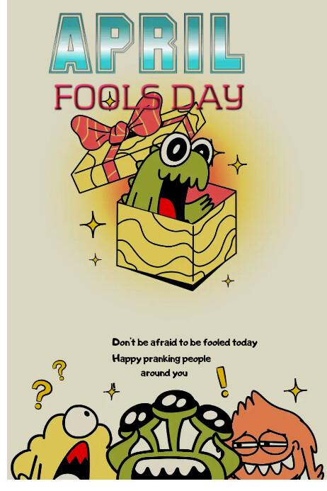 April fools day design Template | PosterMyWall