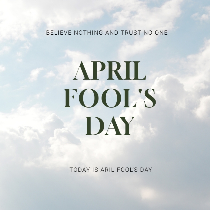 April Fools day Template | PosterMyWall