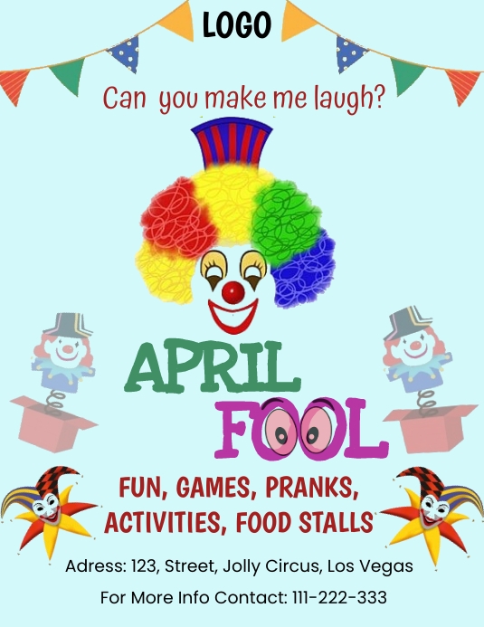 April Fools Day Fun Party Template | PosterMyWall