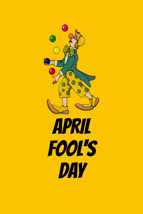 April Fools Day Poster Template | PosterMyWall