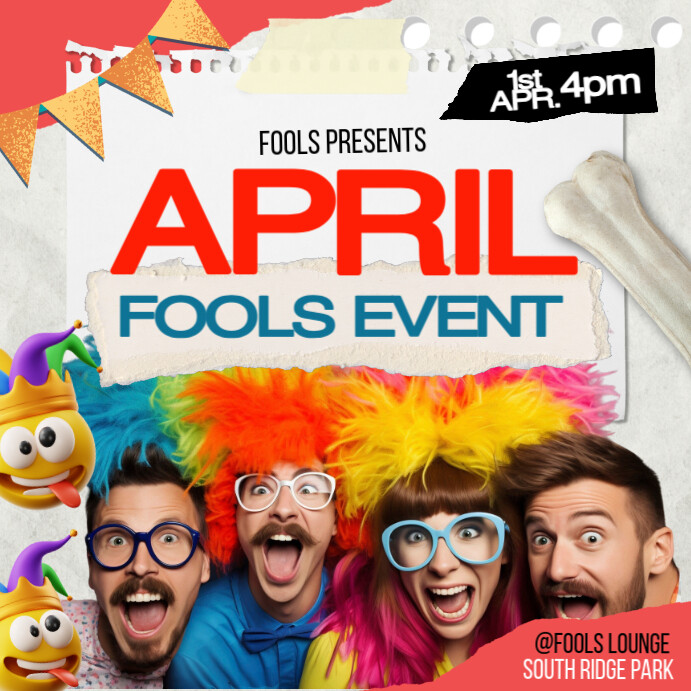 April Fools Event Ads Template | PosterMyWall