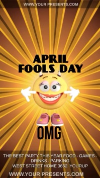 Happy April Fools Day Story Template | PosterMyWall