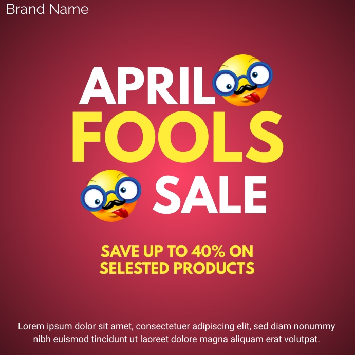 april fools template | PosterMyWall