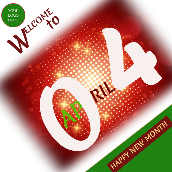 APRIL GREETING Template | PosterMyWall