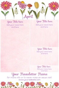 April Newsletter by Paula Template | PosterMyWall