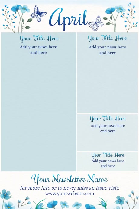 Copy of April Newsletter by Paula | PosterMyWall