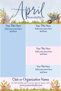 Newsletter Poster Template | PosterMyWall