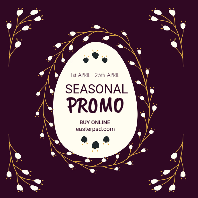 April Promo Template | PosterMyWall