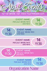 upcoming eventS flyer Template | PosterMyWall