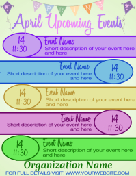 76,540+ april events Customizable Design Templates | PosterMyWall