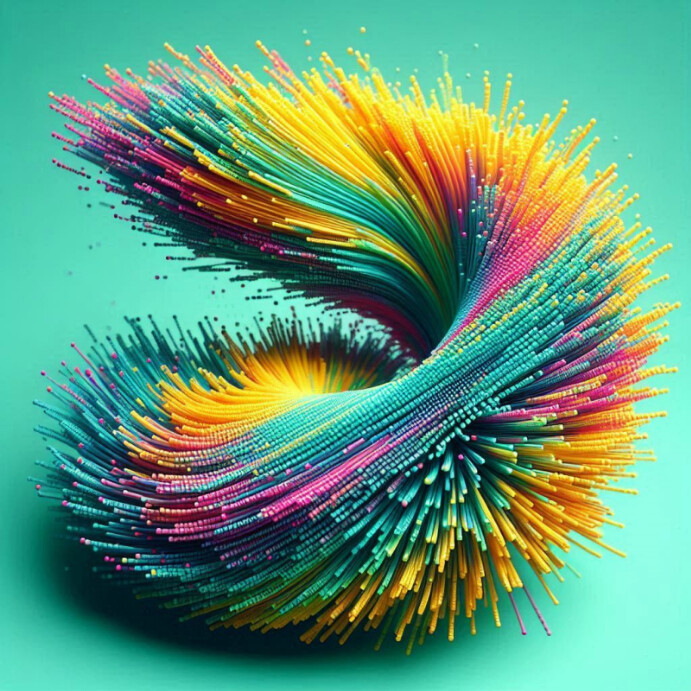 Copy of Aqua Abstract Chromatic Whirl Instagram Post | PosterMyWall