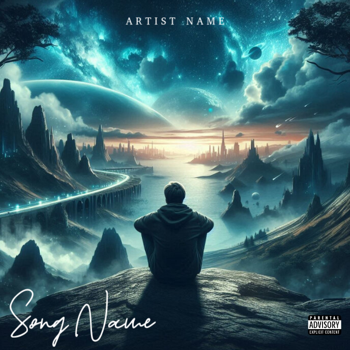 Modèle Aqua Alone Cd Song Mixtape Album Cover Art Album Cover ...