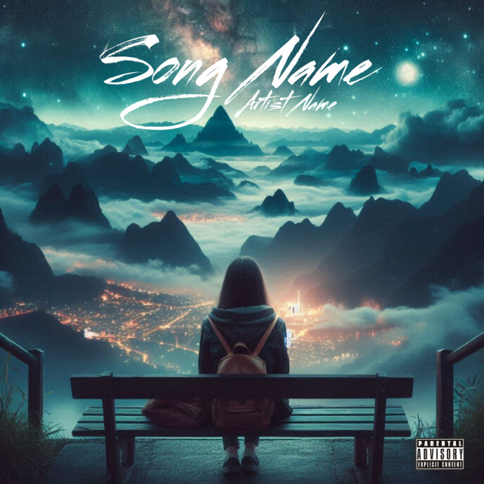 Aqua Alone Girl Mixtape Album Cover Album Cover Template | PosterMyWall