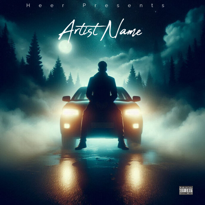 Modèle Aqua Alone Man Album Cover | PosterMyWall