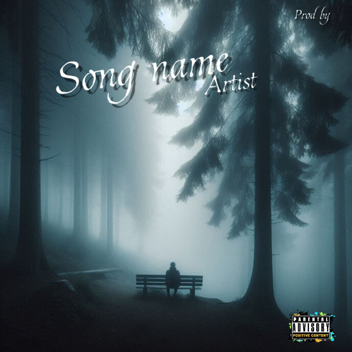 Modèle Aqua Alone Man Fog Lonely Smoke Album Cover Album Cover ...