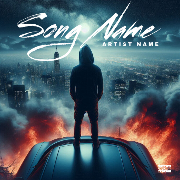 Aqua Best Cover Album Music Art Trap Mixtape Rap Album Cover Template ...