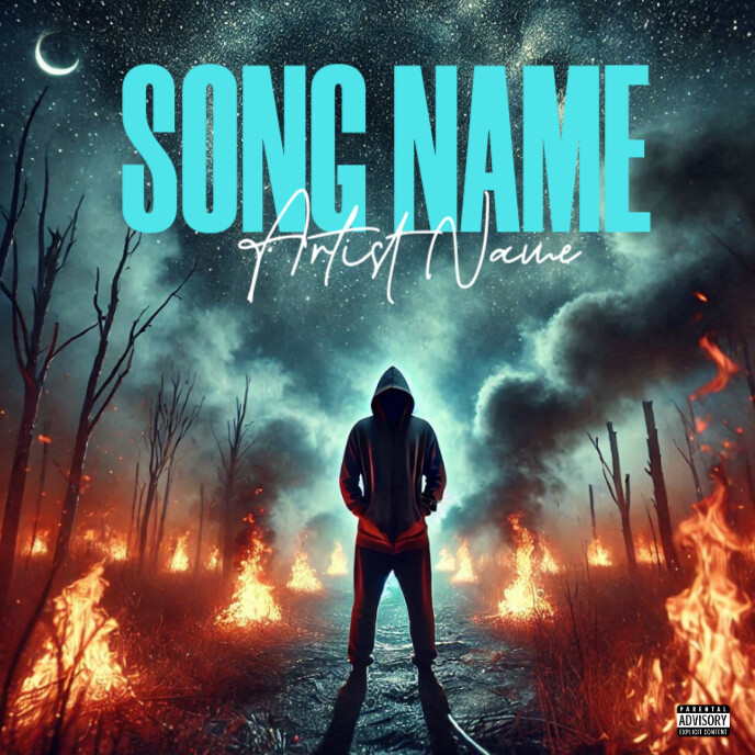 Aqua Best Cover Album Music Art Trap Mixtape Rap Album Cover Template ...