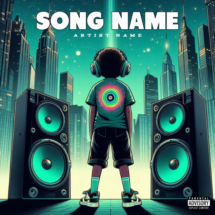 Copy of Aqua Best Cover Album Music Art Trap Mixtape Rap Album Cover ...