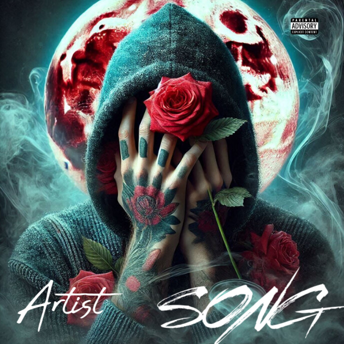 Aqua Cd Mixtape Album Cover Artwork Template Album Cover | PosterMyWall