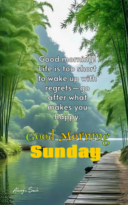 Aqua Floral Good Morning Sunday Kindle/book Covers Template | PosterMyWall
