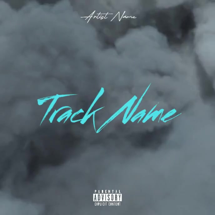 Aqua Fog Mixtape Album Cover Album Cover Template | PosterMyWall