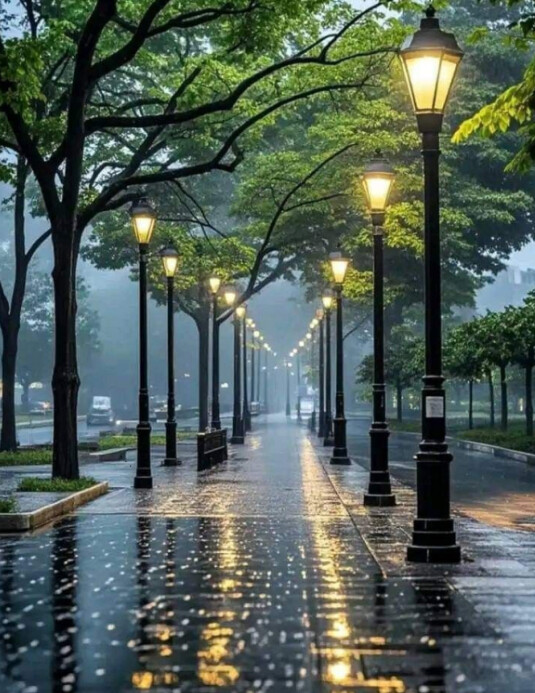 Copy of Aqua Futuristic Rain Background Flyer (us Letter) | PosterMyWall