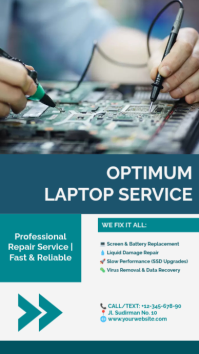 laptop repair Template | PosterMyWall